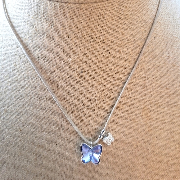 Swarovski | Jewelry | Swarovski Butterfly Mini Provence Lavender ...